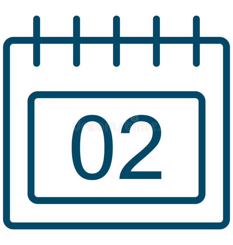 Day Two, 2 Special Event Day Vector Icon that Can Be Easily Modified or ...