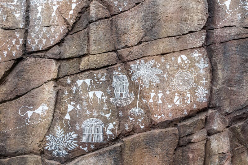 Ancient rock carvings stock image. Image of history, alta - 6264479