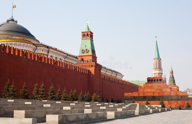 Day View of the Red Square, Stock Photo - Image of cityscape, facade ...
