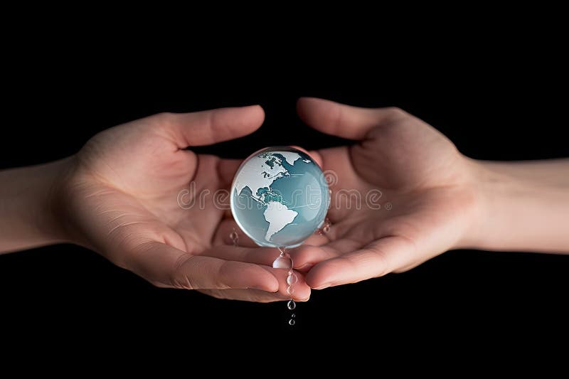 Day Water World Resources Scarcity Issue Environment Map World ...