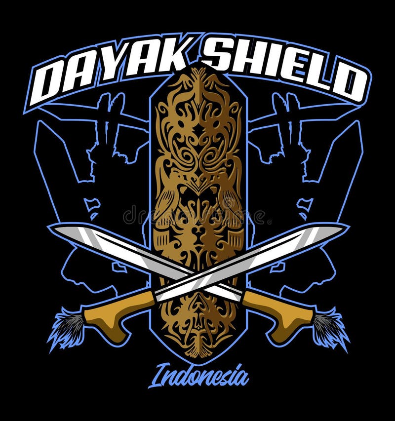 Dayak Culture for Graphic Design Needs Stock Vector - Illustration of signage, asian: 264377934