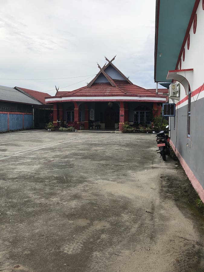 Dayak House at Central Kalimantan Editorial Stock Image - Image of ...