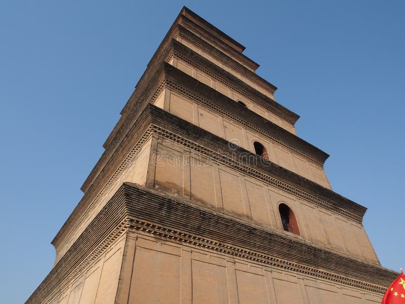 Dayan Tower in Xi an stock image. Image of national, landscape - 33177431