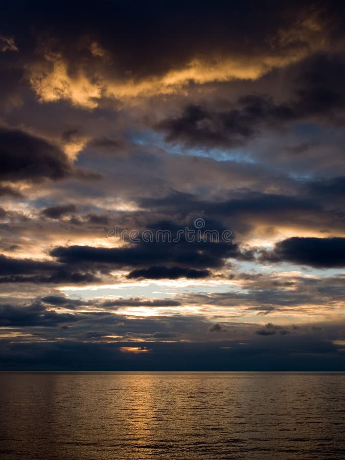 Daybreak. stock photo. Image of skyline, horizon, ocean - 17834418