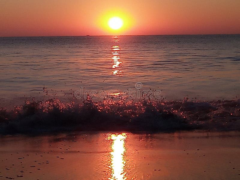 Daybreak again east stock image. Image of sunset, cloud - 241283631