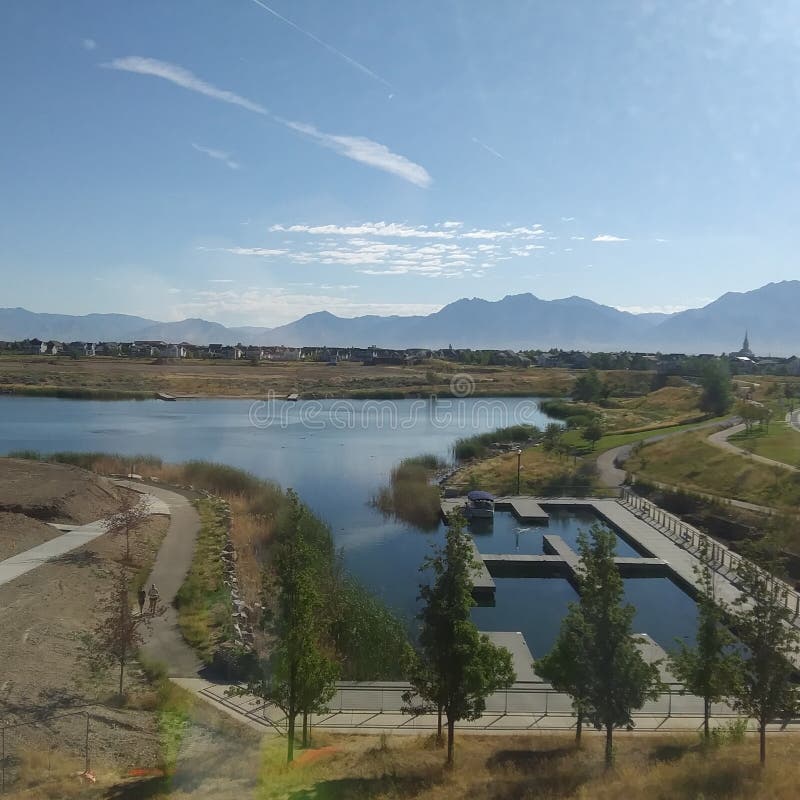 Daybreak Utah editorial stock image. Image of lamdscape - 155686644