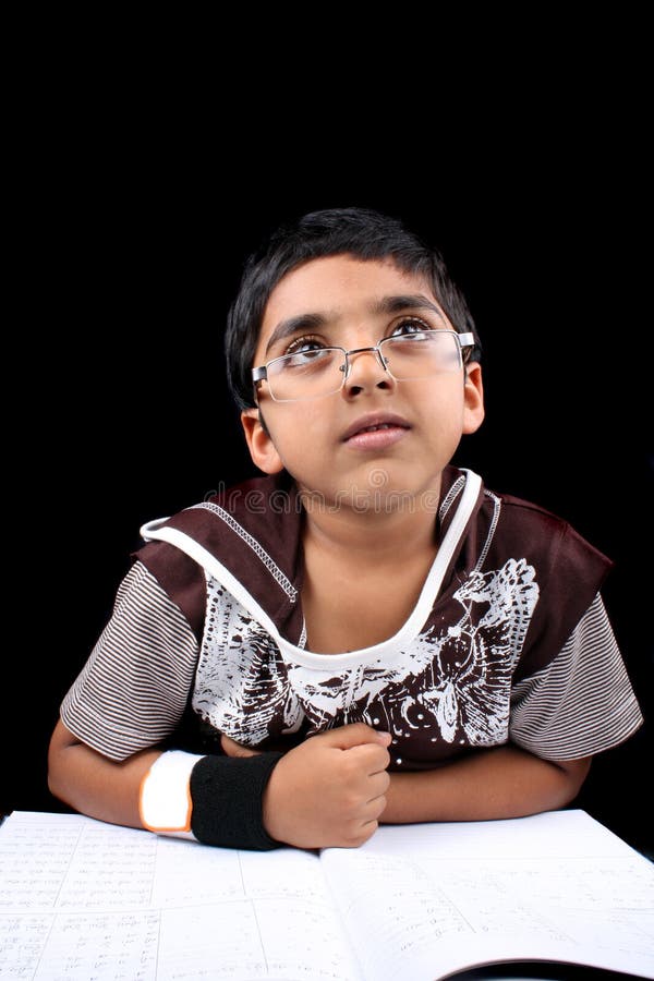 Daydreaming Indian Boy stock image. Image of asians, indians - 11622893