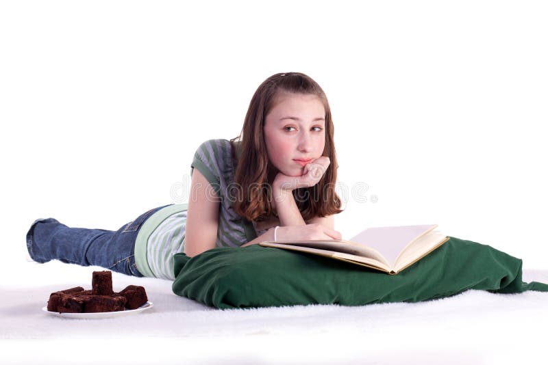 Daydreaming at Study Time stock photo. Image of young - 13530618
