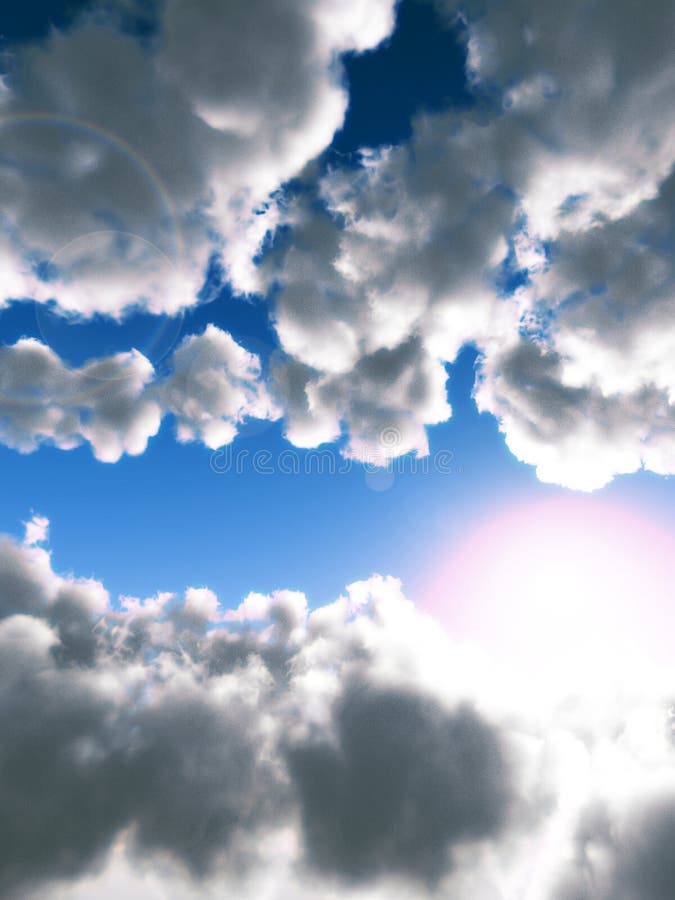 Sunny Daytime Background stock vector. Illustration of plain - 13754545