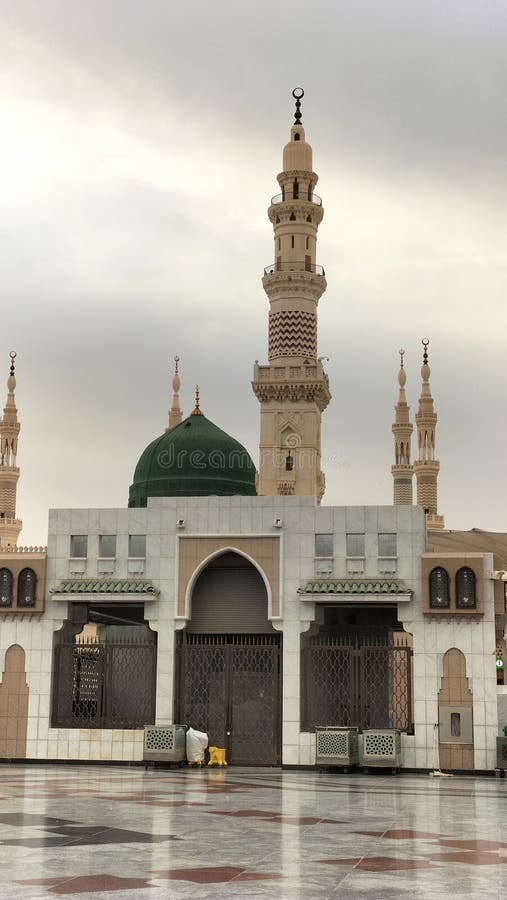 Daylight Holy Shrine of Prophet Muhammad Stock Photo - Image of prophet ...