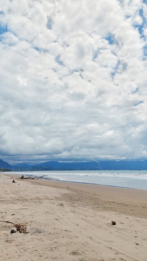 Daylight Landscape Beach and Sky on Summertime Indonesia Stock Photo ...