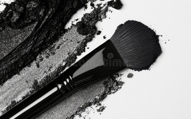 In Daylight, Metallic Silver Powder and Chunks are Visible Spread ...