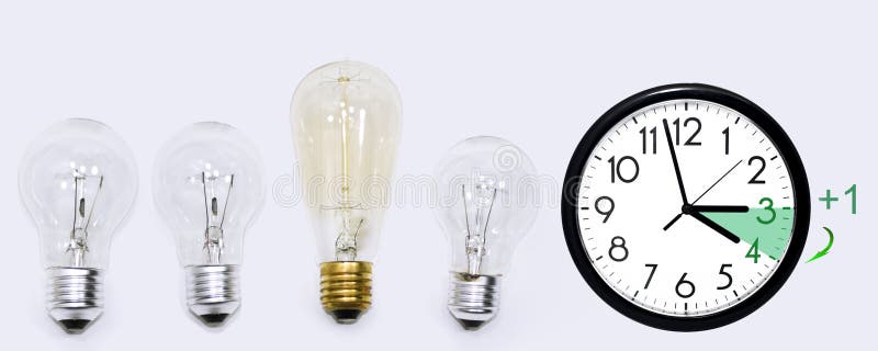 Daylight Saving Time. Change Clock To Summer Time. Stock Photo - Image ...