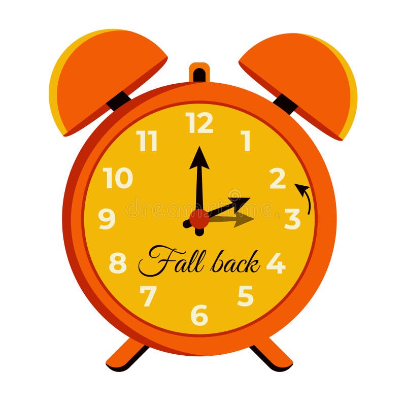 Daylight Saving Time Concept. Fall Back. the Hand of the Clocks Turning ...