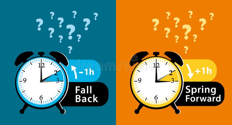 Fall Back Time Change Stock Illustrations – 1,156 Fall Back Time Change ...