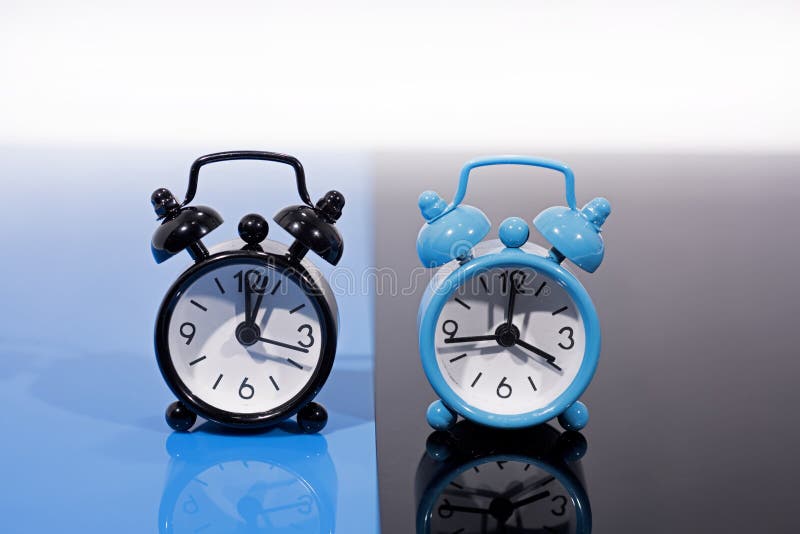 Daylight Saving Time. DST. Clock Going To Summer Time. Turn Time ...