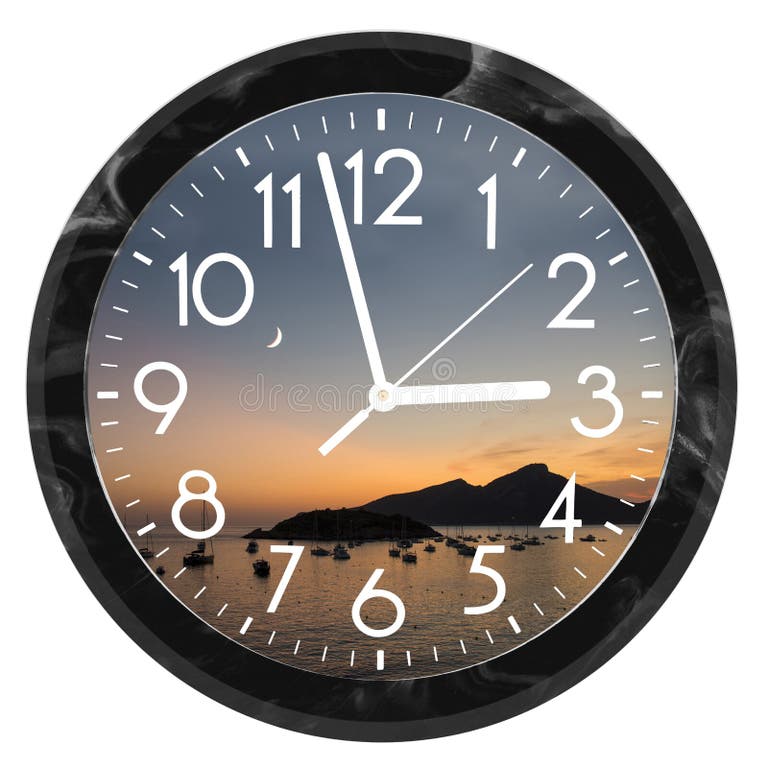 Daylight Saving Time DST. Wall Clock Going To Summer Time +1 Stock ...
