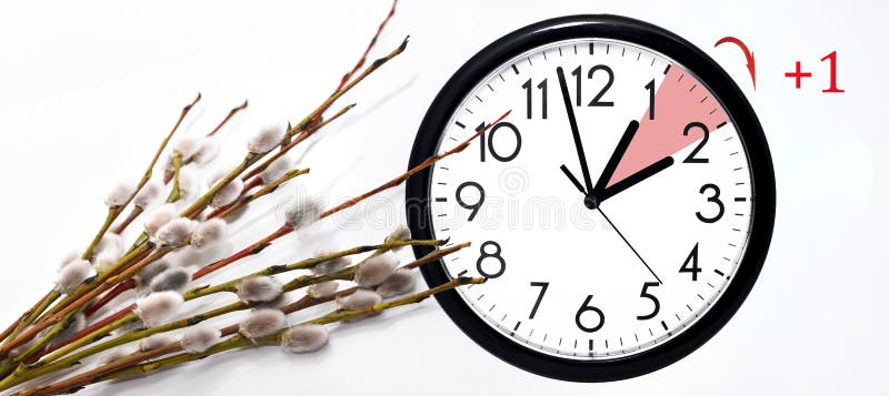 Daylight Saving Time. Change Clock To Summer Time. Stock Image - Image ...