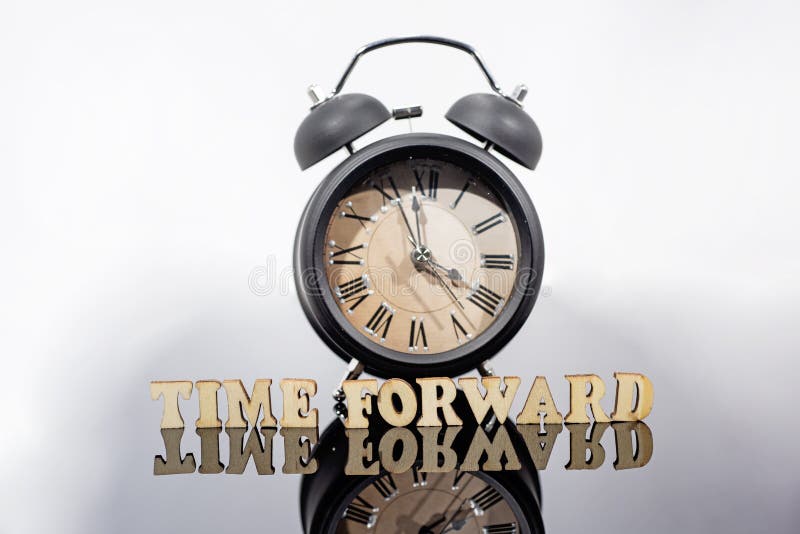 Daylight Saving Time. DST. Wall Clock Going To Winter Time. Turn Time ...