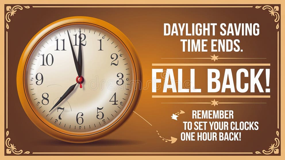 Daylight Saving Time Ends: Fall Back Reminder To Set Clocks One Hour ...