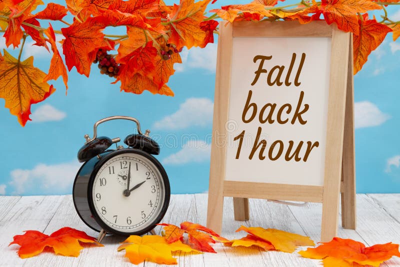 Fall Back Time Change stock photo. Image of change, smile - 6658488