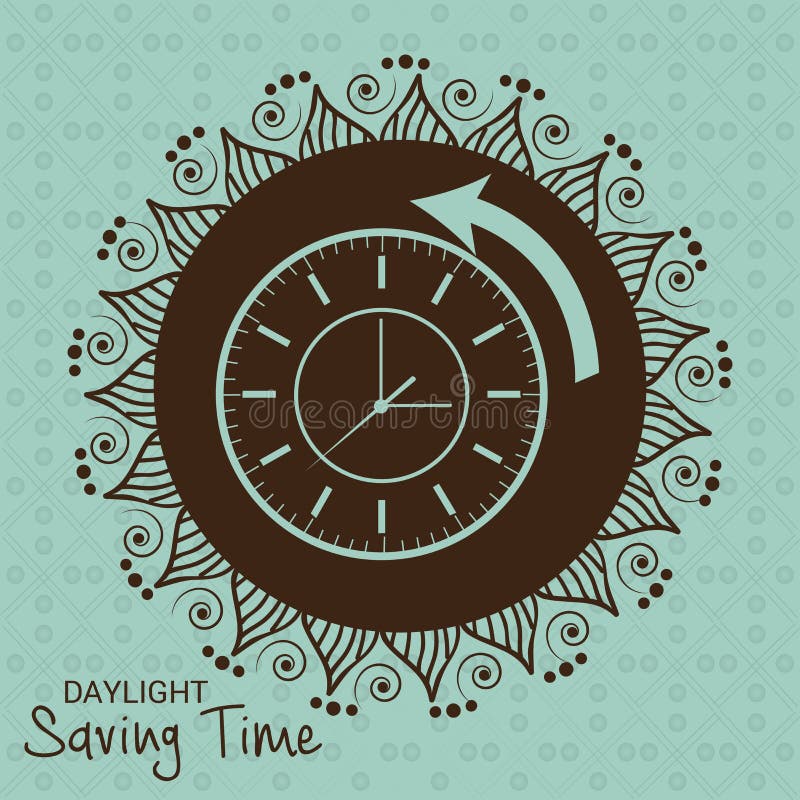 Daylight Saving Time Spring Forward Vector Stock Illustrations – 582 ...