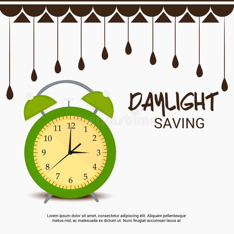 Daylight Saving Time stock illustration. Illustration of countdown ...