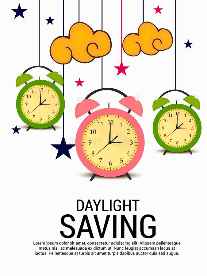 Daylight Saving Time stock illustration. Illustration of daylight ...