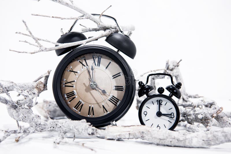 Daylight Saving Time. Wall Clock Going To Winter Time. Autumn ...