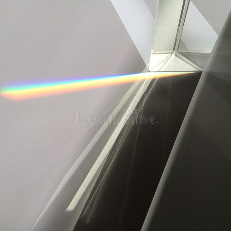 Daylight Spectrum and Shadow Play Stock Image - Image of physics ...