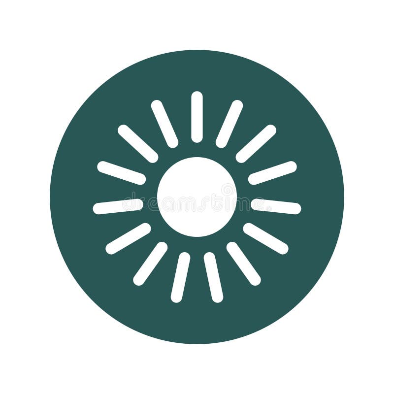 Daylight Vector Icon Which Can Easily Modify or Edit Stock Vector ...