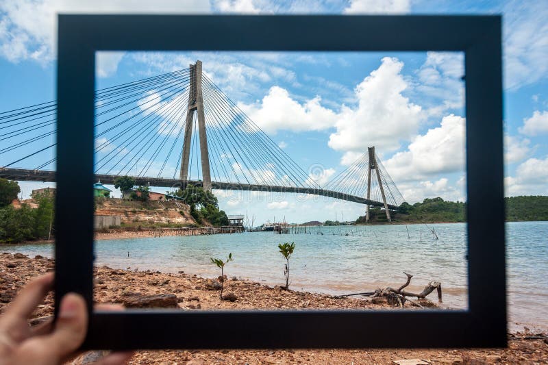 Barelang Bridge at Batam City Stock Image - Image of destinations ...