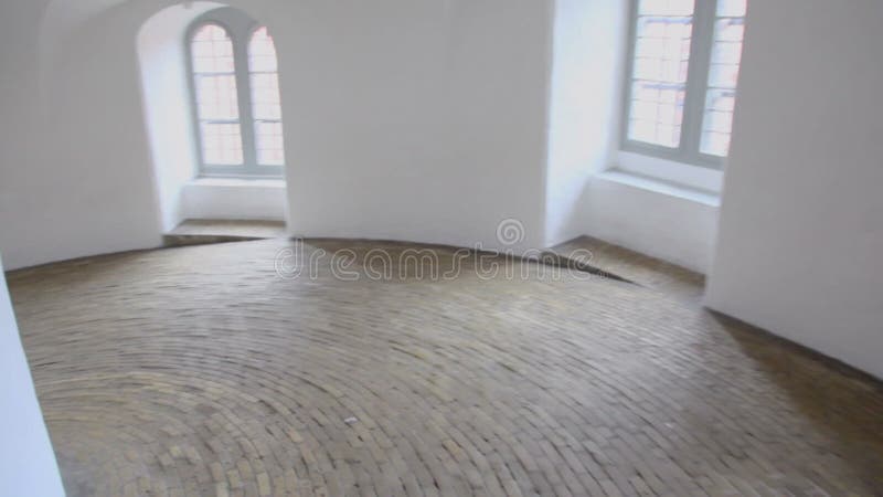 Daylight from Windows in Spiral Corridor with Stock Footage - Video of ...