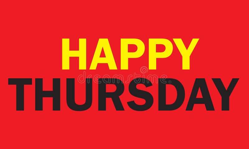 DAYS - Colourful Day Word - Thursday Stock Illustration - Illustration ...
