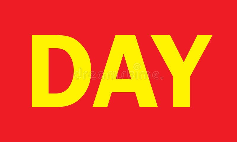 DAYS - Colourful day word stock illustration. Illustration of cartoon ...