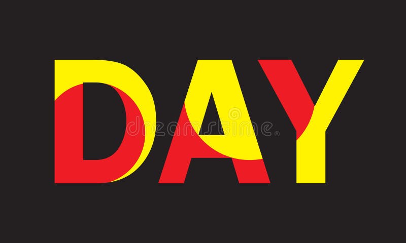 DAYS - Colourful day word stock illustration. Illustration of cartoon ...