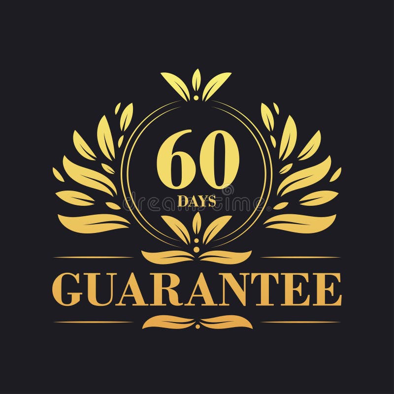 60 Days Guarantee Logo Vector, 60 Days Guarantee Sign Symbol Stock ...