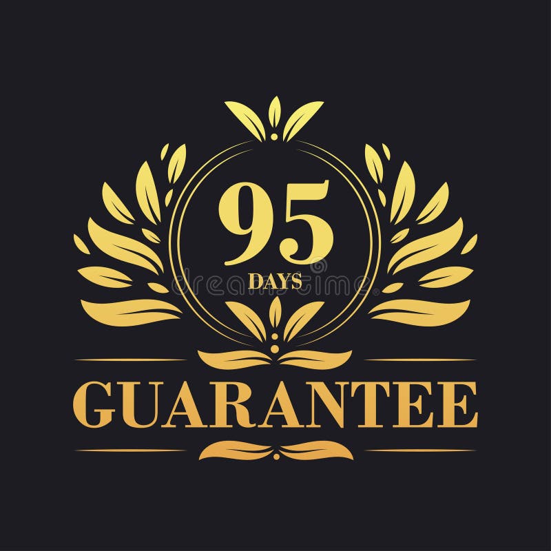 95 Days Guarantee Logo Vector, 95 Days Guarantee Sign Symbol Stock ...