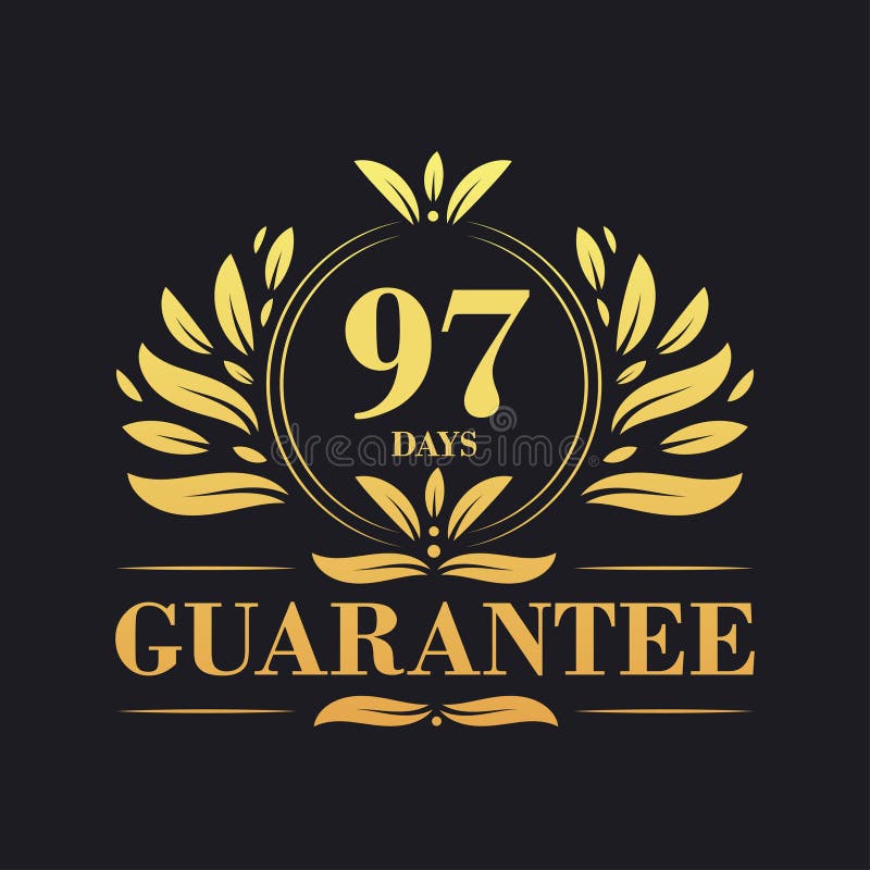 97 Days Guarantee Logo Vector, 97 Days Guarantee Sign Symbol Stock ...