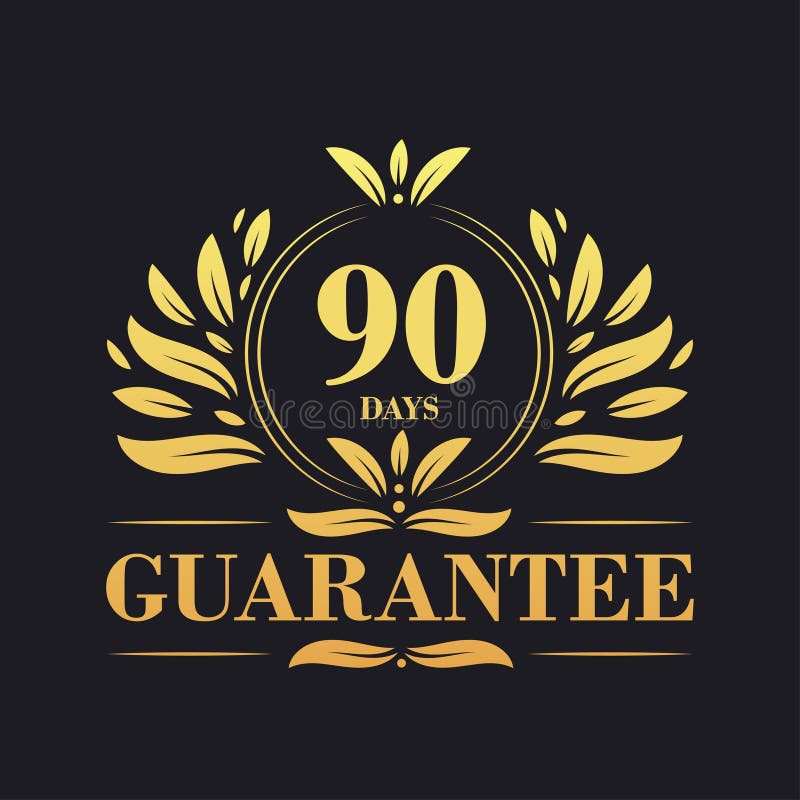 90 Days Guarantee Logo Vector, 90 Days Guarantee Sign Symbol Stock ...