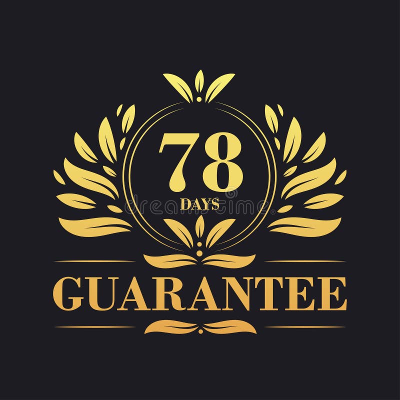 78 Days Guarantee Logo Vector, 78 Days Guarantee Sign Symbol Stock ...