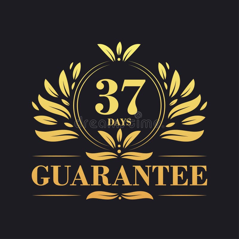 37 Days Guarantee Logo Vector, 37 Days Guarantee Sign Symbol Stock ...