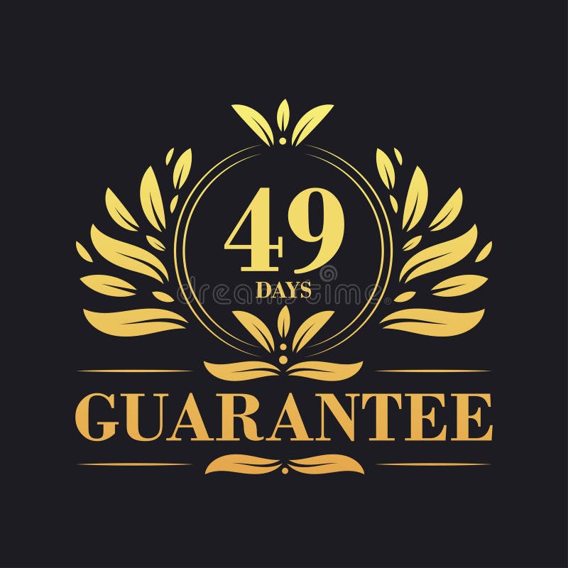 49 Days Guarantee Logo Vector, 49 Days Guarantee Sign Symbol Stock ...