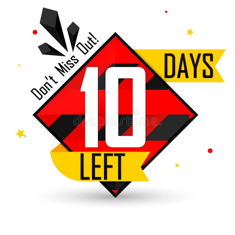 1 Days Left, Countdown Tag, Sale Banner Design Template, Start Offer ... 1 Days Left, Countdown Tag, Sale Banner Design Template, Start Offer ...