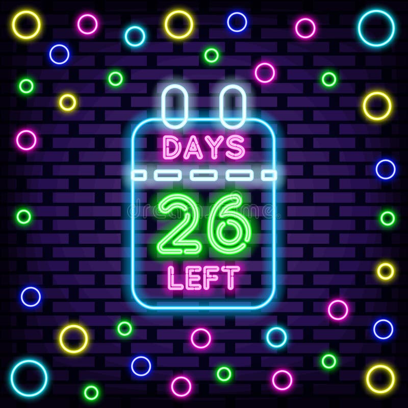 26 Days Left Stock Illustrations – 9 26 Days Left Stock Illustrations ...