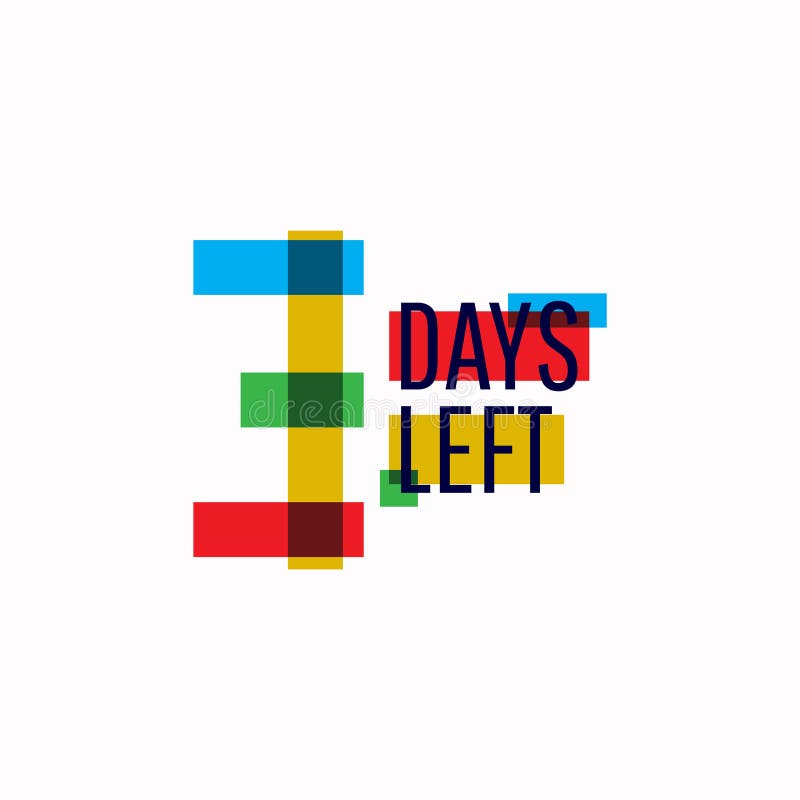 3 Days Left Stock Illustrations – 702 3 Days Left Stock Illustrations ...