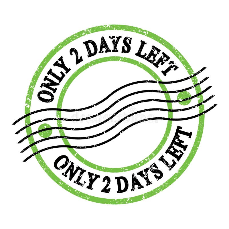 Days Left Text Stock Illustrations – 1,158 Days Left Text Stock ...