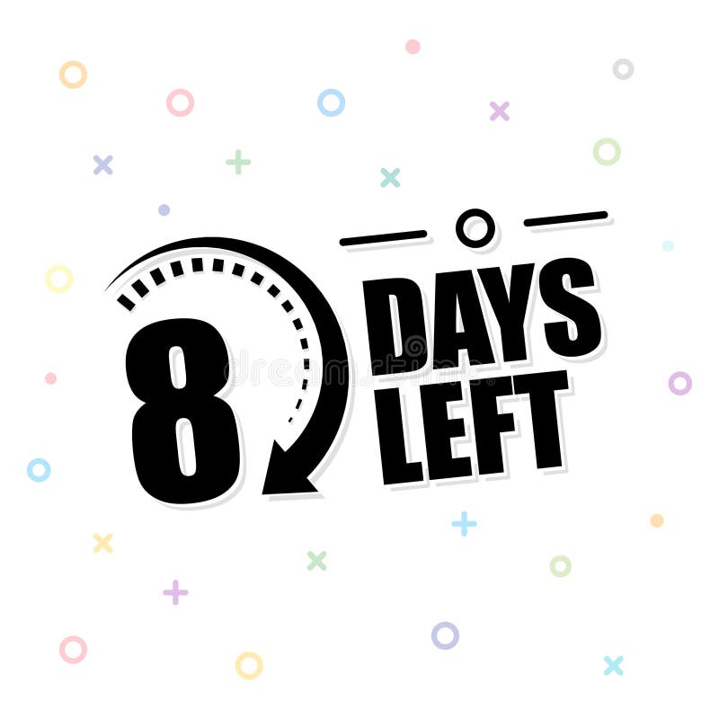 Days Remaining Stock Illustrations – 271 Days Remaining Stock ...