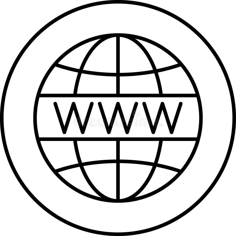 World Globe Line Icon. Earth Global Country Map Sign Stock Vector ...