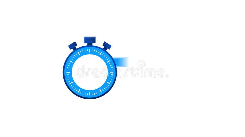 7 Days To Go Timer Label, Blue Emblem Banner. Motion Graphics. Stock ...